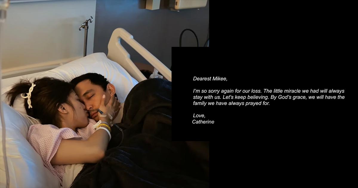 Alex Gonzaga shares emotional message to husband Mikee Morada following third miscarriage ...